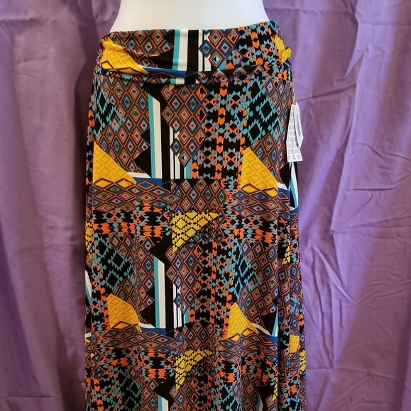LuLaRoe | Skirts | Maxi Long Skirt Lularoe Large | Poshmark